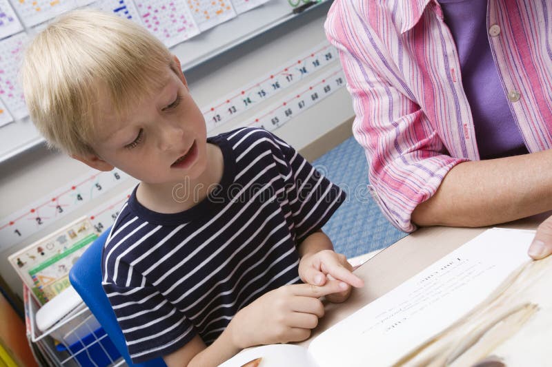 Little Boy Learning To Tell Time Stock Image - Image of innocent ...