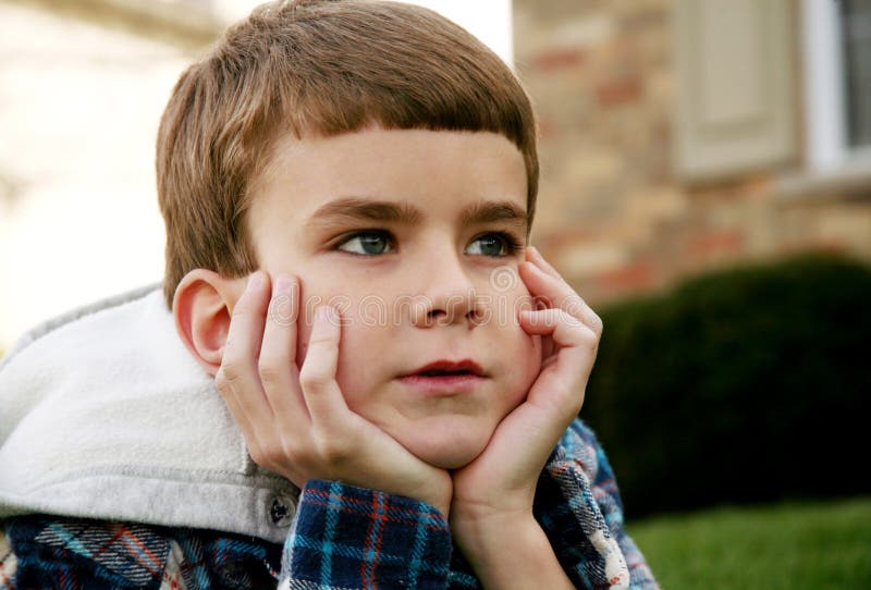 Little Boy With Long Eyelashes Stock Photo - Image of people, male ...