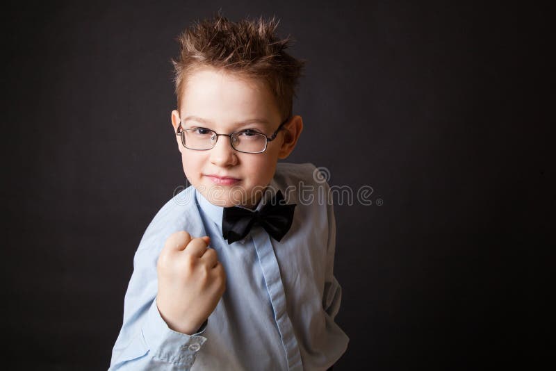 Little Boy Making Angry Face Stock Image - Image of hair, difficulties ...