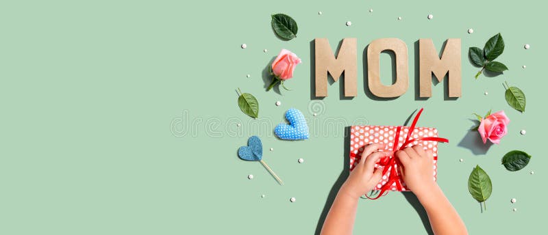 Little Boy Making a Gift Box Stock Photo - Image of crayon, drawing ...