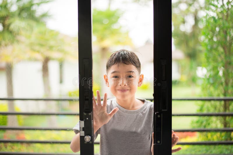 Little Boy Closing Door Stock Photos - Free & Royalty-Free Stock Photos ...