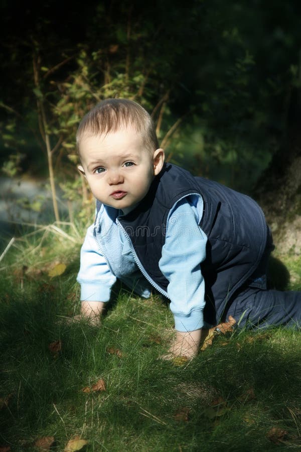 Little Boy Outdoors Picture. Image: 1311066