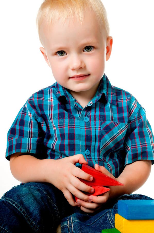 Little boy playing stock photo. Image of boys, infant - 20348308