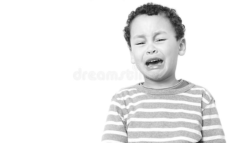 Poverty boy crying stock image. Image of crying, depressed - 131366601