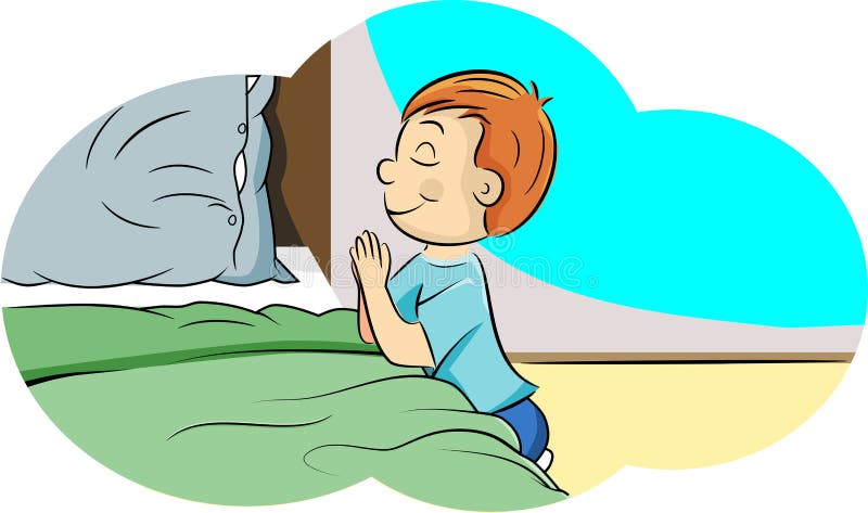 Boy Praying Stock Illustrations – 2,289 Boy Praying Stock Illustrations ...