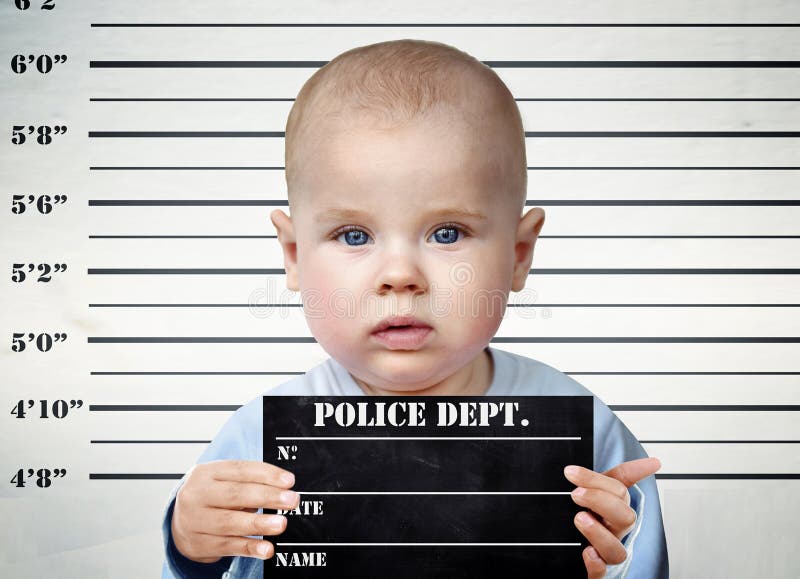 Little Boy on a Prison Board Stock Image - Image of enforcement ...