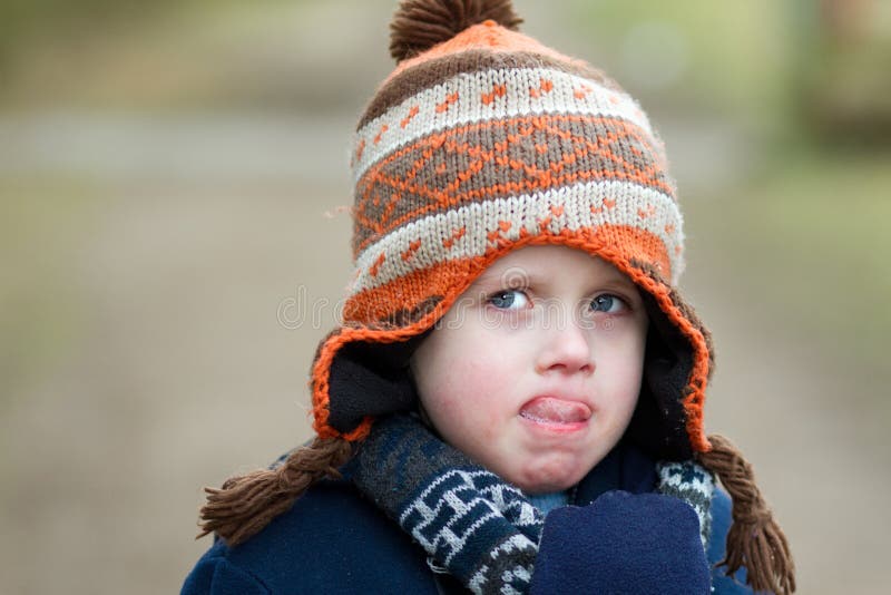 Grumpy Little Boy with Sad Bottom Lip Stock Image - Image of lonely ...