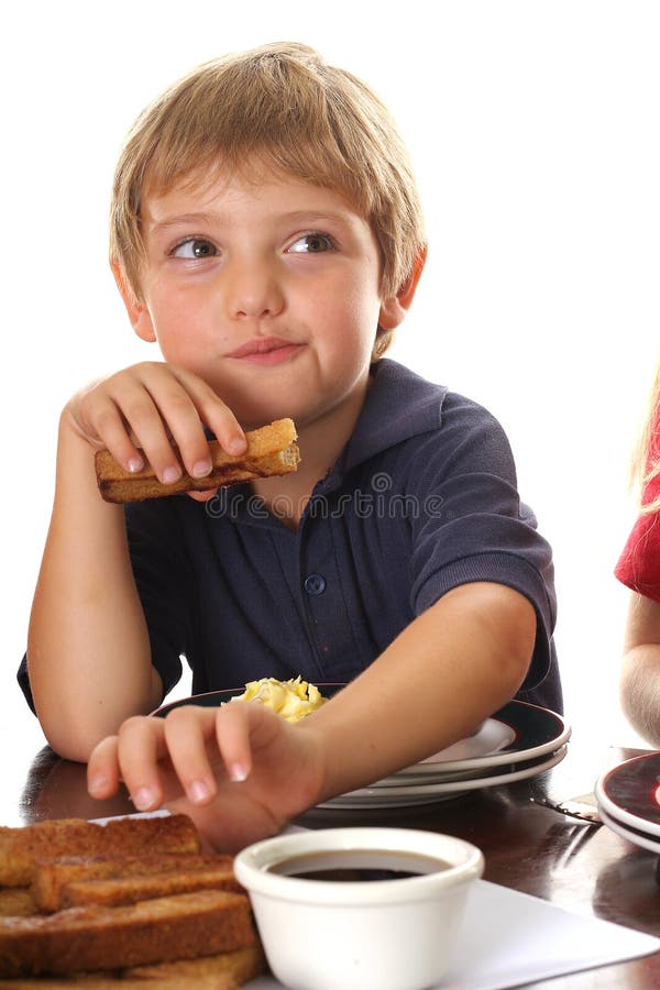 Little Boy Reaching for More Stock Image - Image of baby, eating: 6799007