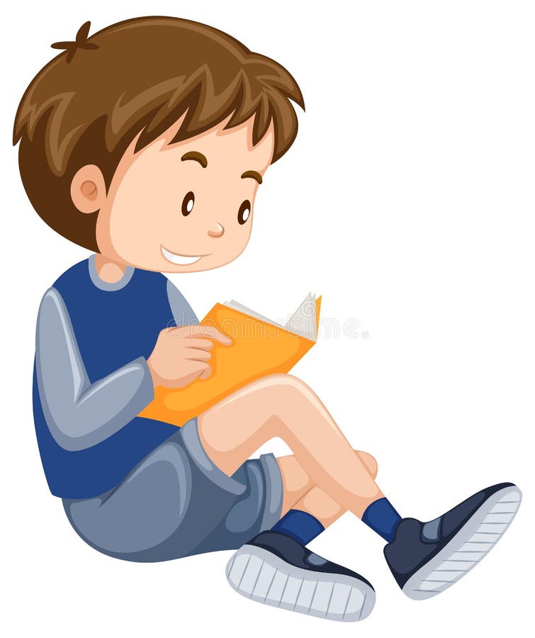 Boy Reading Graphic Stock Illustrations – 4,966 Boy Reading Graphic ...