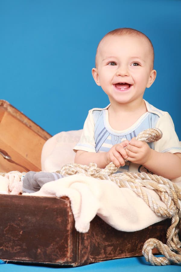 Portrait Of Little Boy In Sailor Suit Stock Image - Image of soft ...