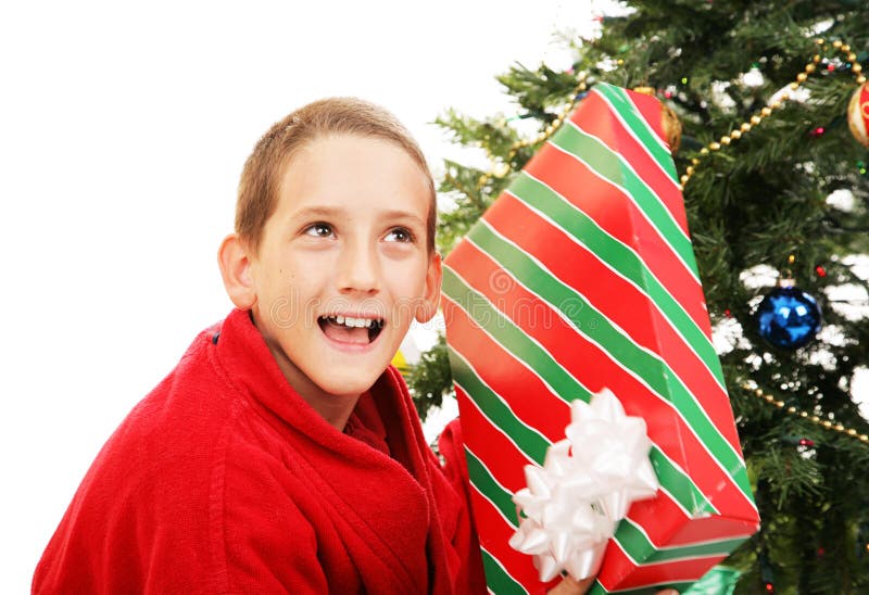 Christmas Gift with Card stock photo. Image of giving, special - 301368