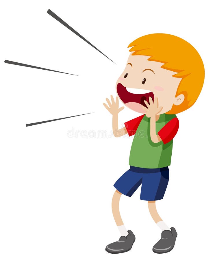 Kid Yelling Stock Illustrations – 829 Kid Yelling Stock Illustrations ...