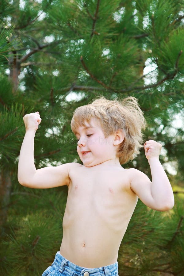 Young Skinny Male Flexing Stock Photos - Free & Royalty-Free Stock ...