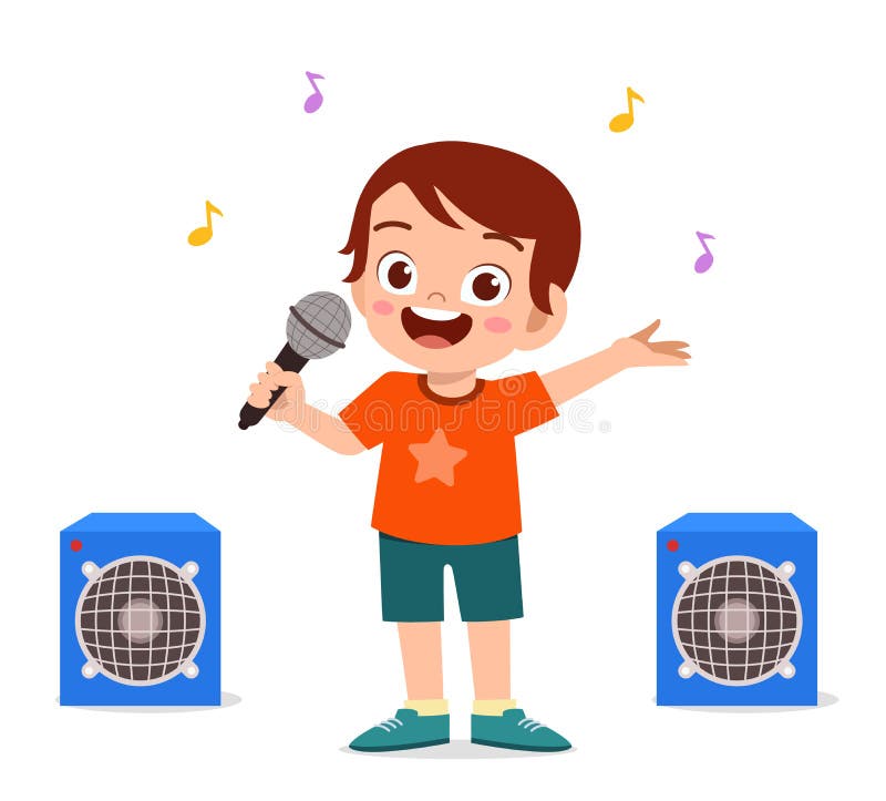 Boy Sing Stock Illustrations – 4,494 Boy Sing Stock Illustrations ...