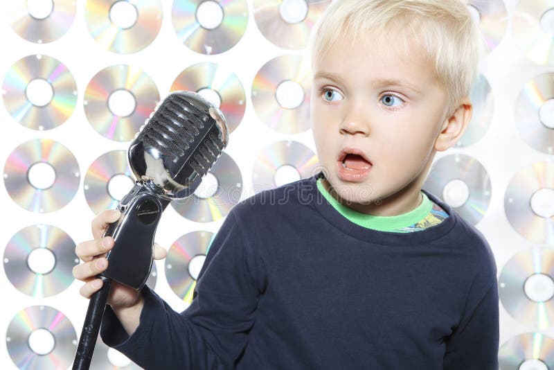 Little boy singing stock photo. Image of emotions, culture - 35944434