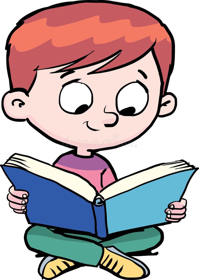 Book Reading Drawing