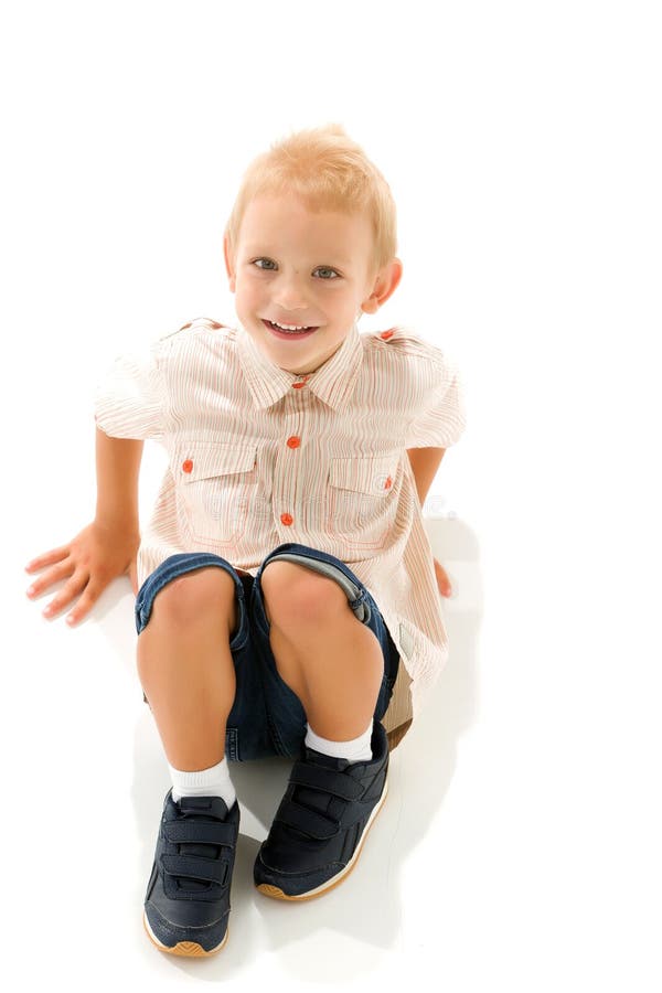 203 Smiling Little Boy Sitting Down Floor Stock Photos - Free & Royalty ...