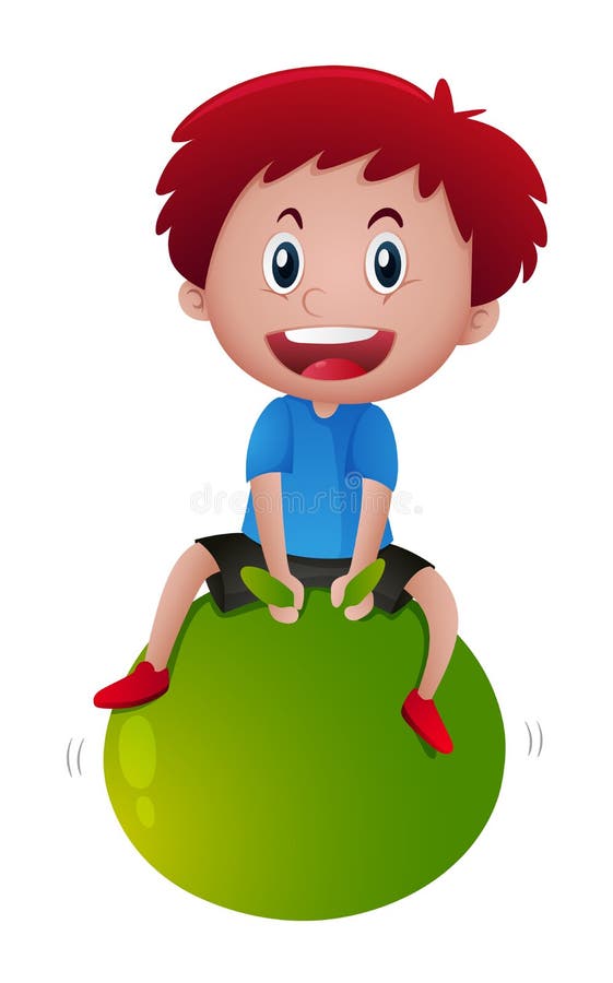 Boy Bouncing Ball Stock Illustrations – 138 Boy Bouncing Ball Stock ...