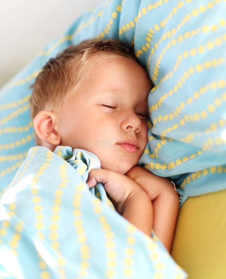 Sleeping boy stock image. Image of cute, rest, tired, relax - 1163189