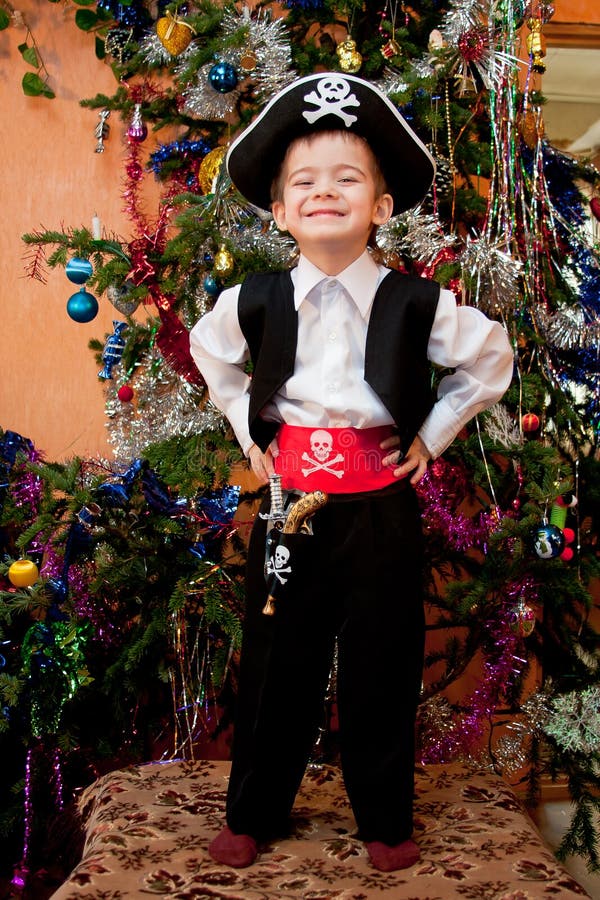 Pirate Christmas Tree Ornament in the Christmas Tree Stock Image ...