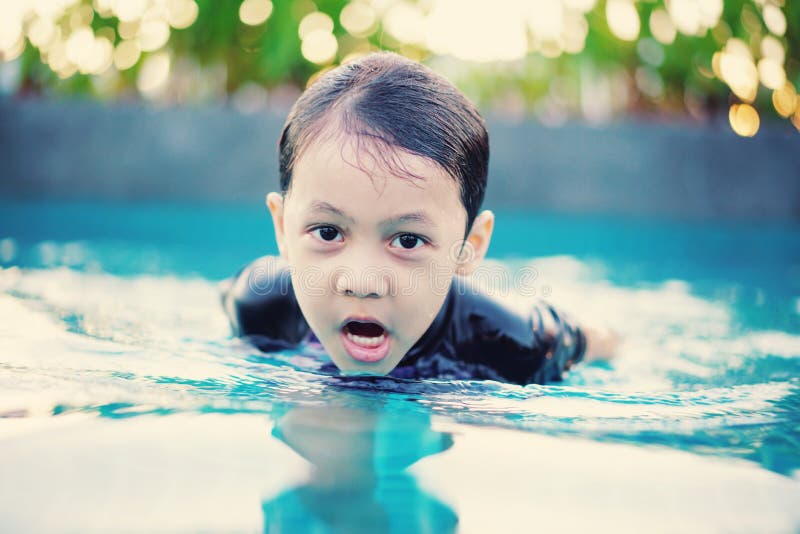 Lets go swimming stock image. Image of pool, child, joyful - 133747241