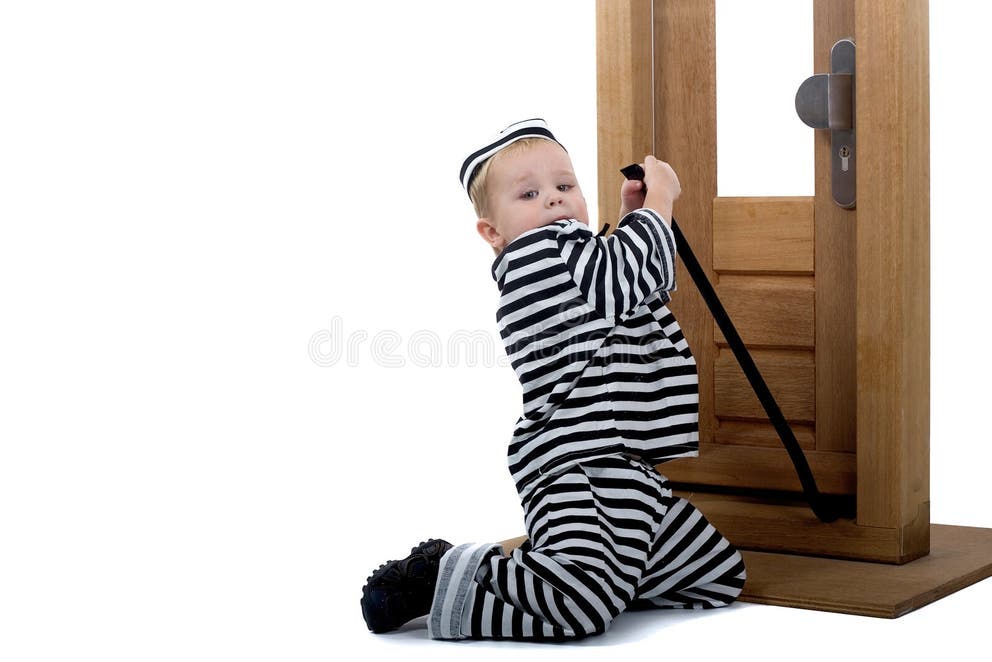 Little boy in thief outfit stock image. Image of mystery - 3166047