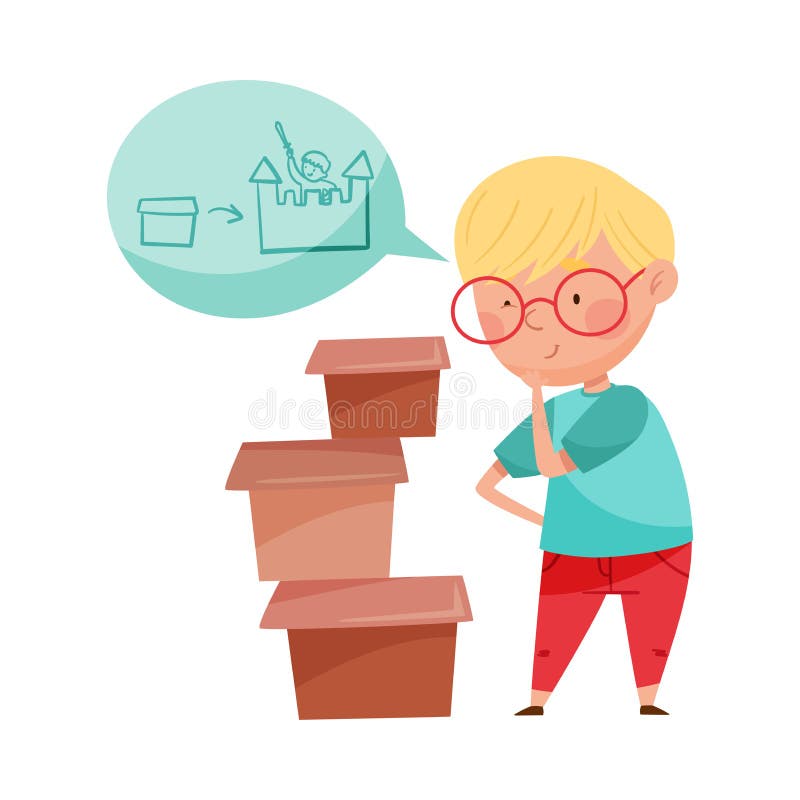 Thinking Box Kid Stock Illustrations – 123 Thinking Box Kid Stock ...