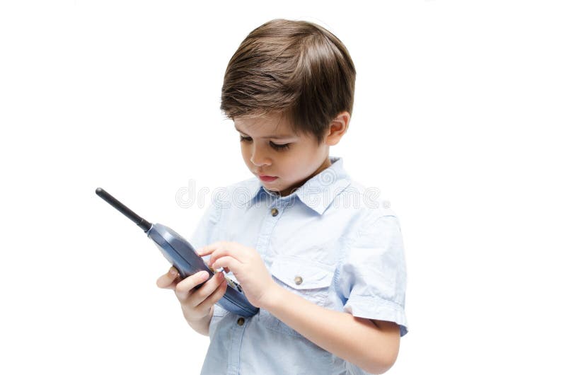 Teenage Boy Using Cell Phone Stock Photo - Image of cell, student: 1986334