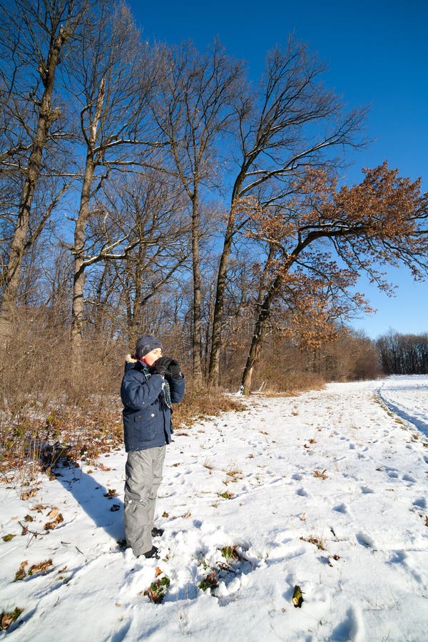 Little Boy Yelling To Hear Echo Stock Photo - Image of shout, cute ...