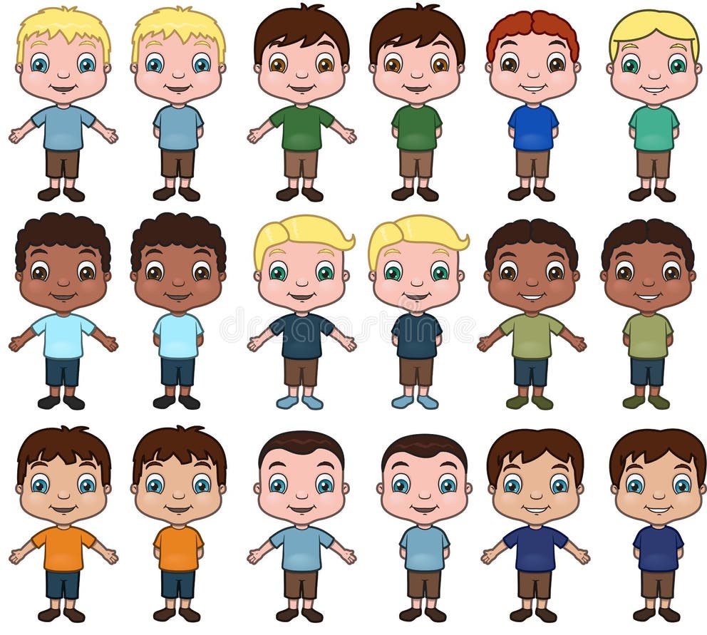 Little Preschool Boys Stock Illustrations – 5,077 Little Preschool Boys ...