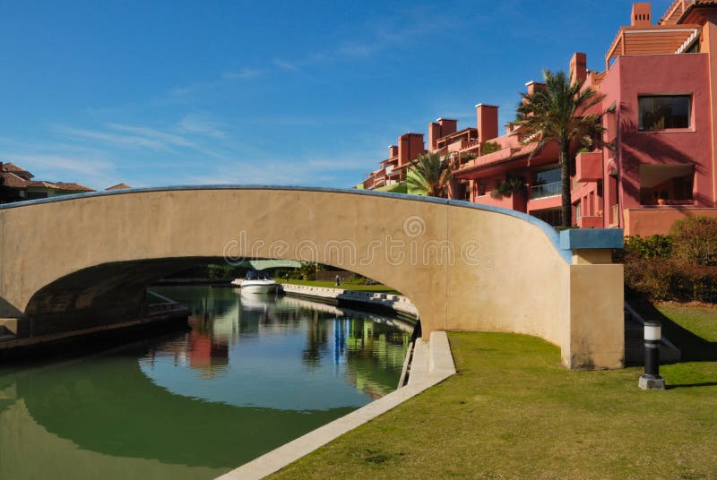 Little bridge stock image. Image of port, travel, andalusian - 22282963