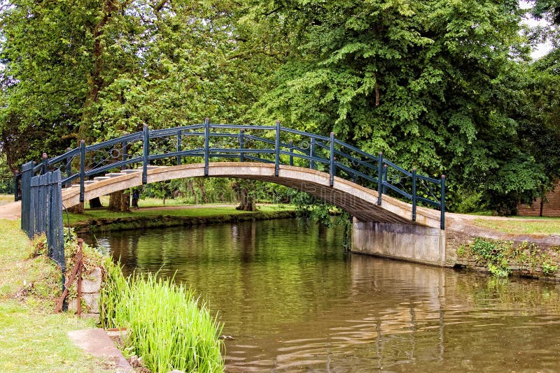 Little bridge stock image. Image of peaceful, natural - 6708623