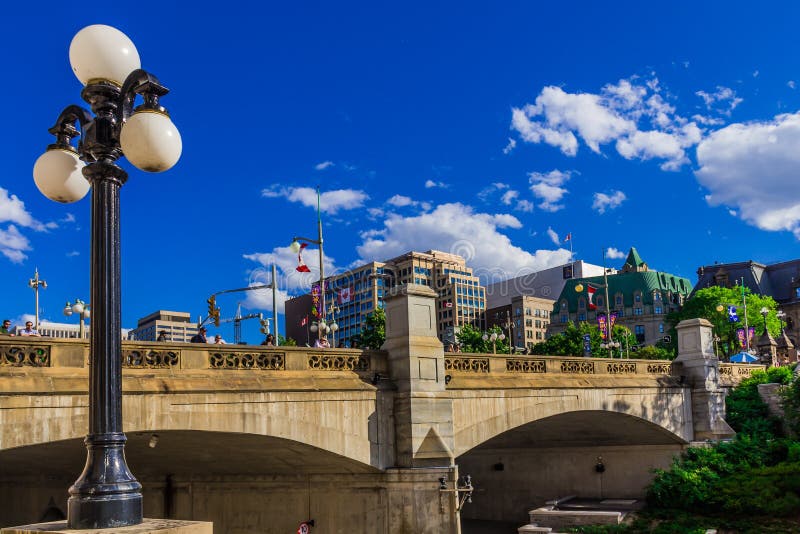 A Little bridge in Ottawa editorial stock image. Image of composition ...