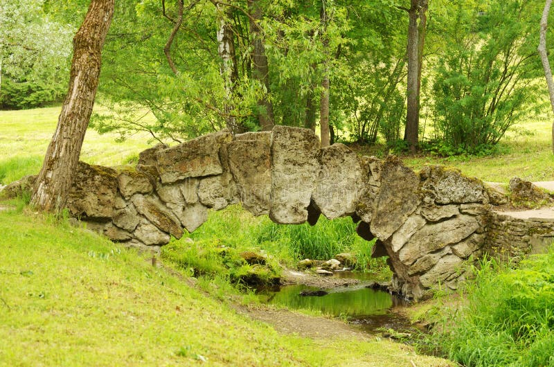 Little bridge in the Park. stock image. Image of sheet - 77443477