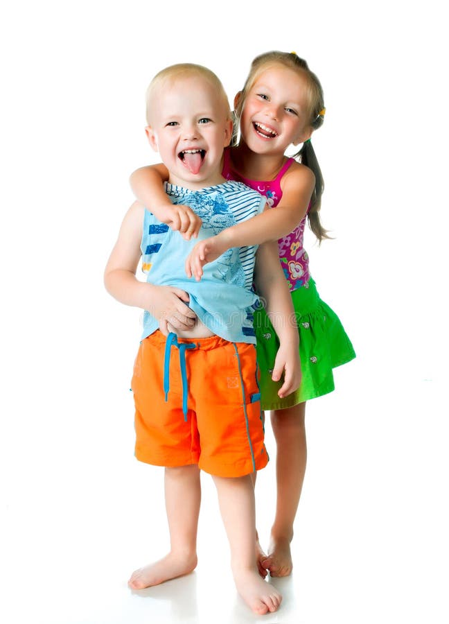 Little brother and sister stock image. Image of baby - 21163615