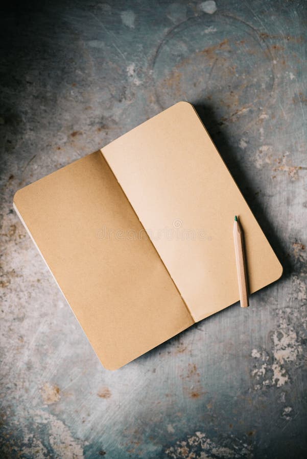 Little brown notpad stock photo. Image of brown, creative - 106815494