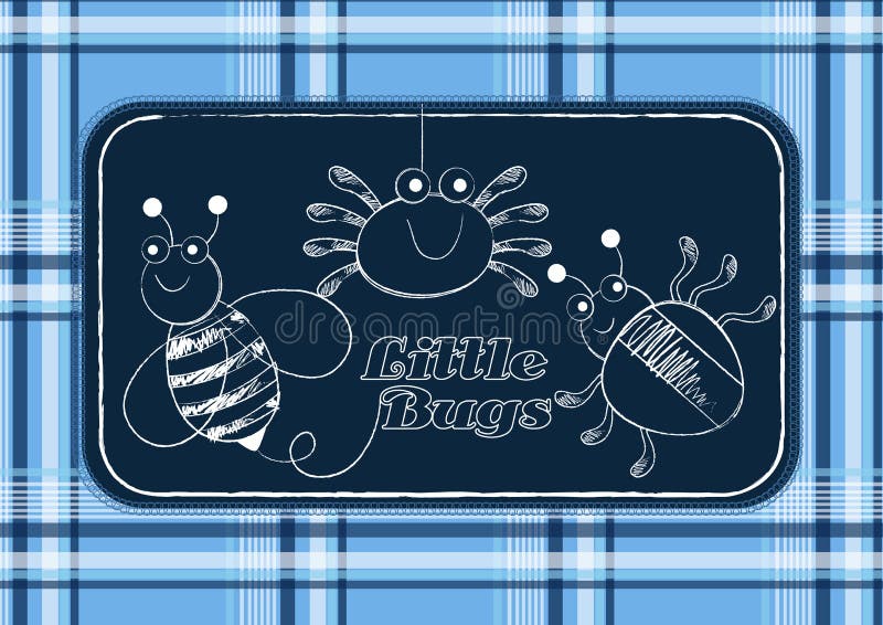 Little bugs. stock vector. Illustration of embroidery - 36576982