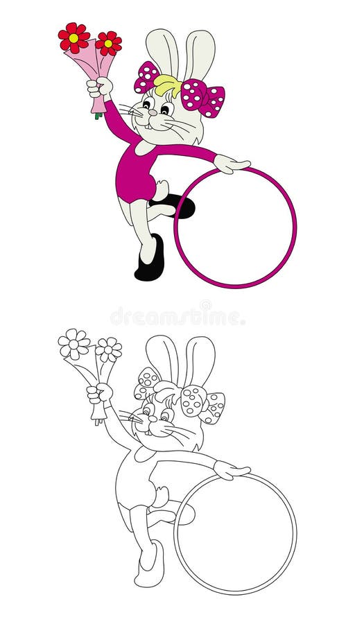 Hoop Coloring Stock Illustrations – 397 Hoop Coloring Stock ...