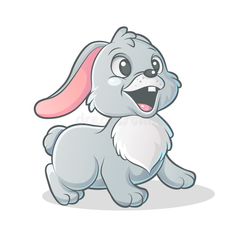 Little bunny stock vector. Illustration of friendship - 41250748