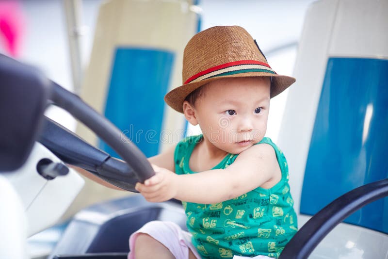 Little bus driver stock image. Image of playful, cheerful - 56877995
