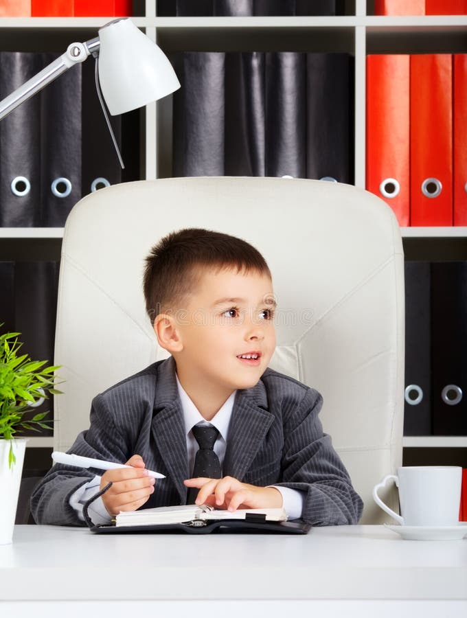 Little Businessman stock image. Image of happy, little - 35378071