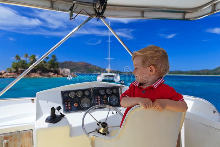 Little captain stock image. Image of childhood, ocean - 25251663