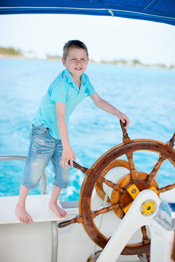 Little captain stock photo. Image of sailor, child, vessel - 27374628