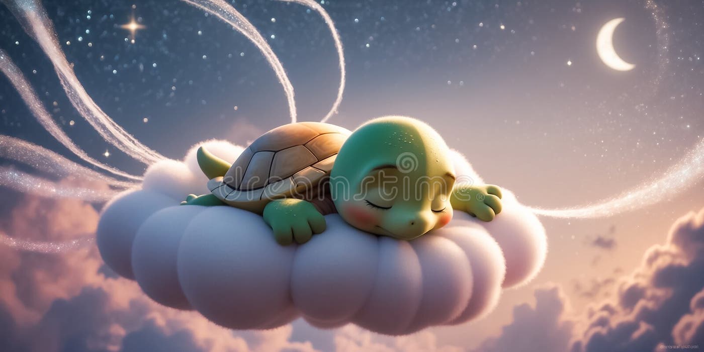Turtle Cartoon Sleep Stock Illustrations – 162 Turtle Cartoon Sleep ...