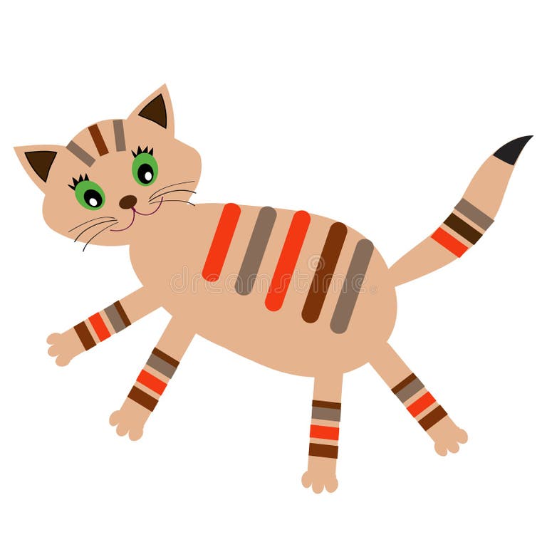 Little Cat Vector Version Stock Illustrations – 14 Little Cat Vector ...