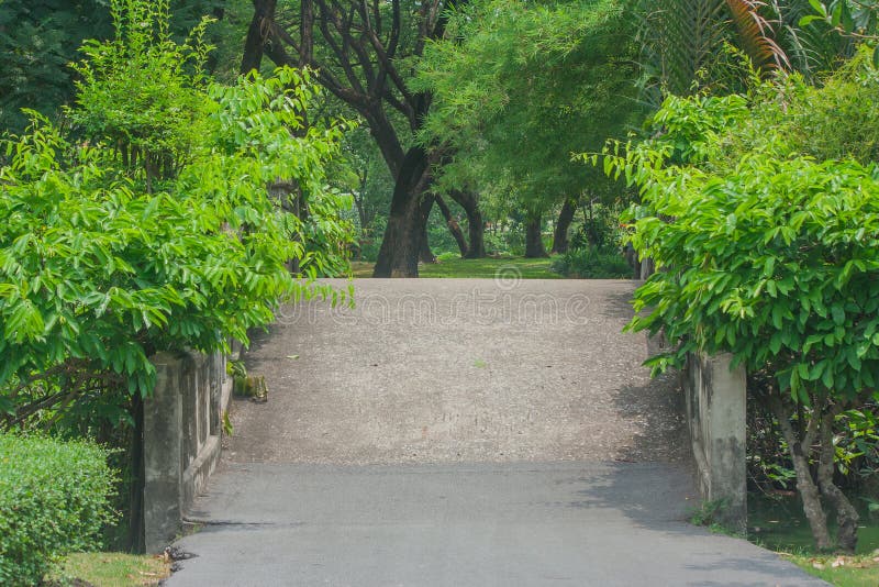 Little Cement Bridge Over Small River. Stock Image - Image of rural ...