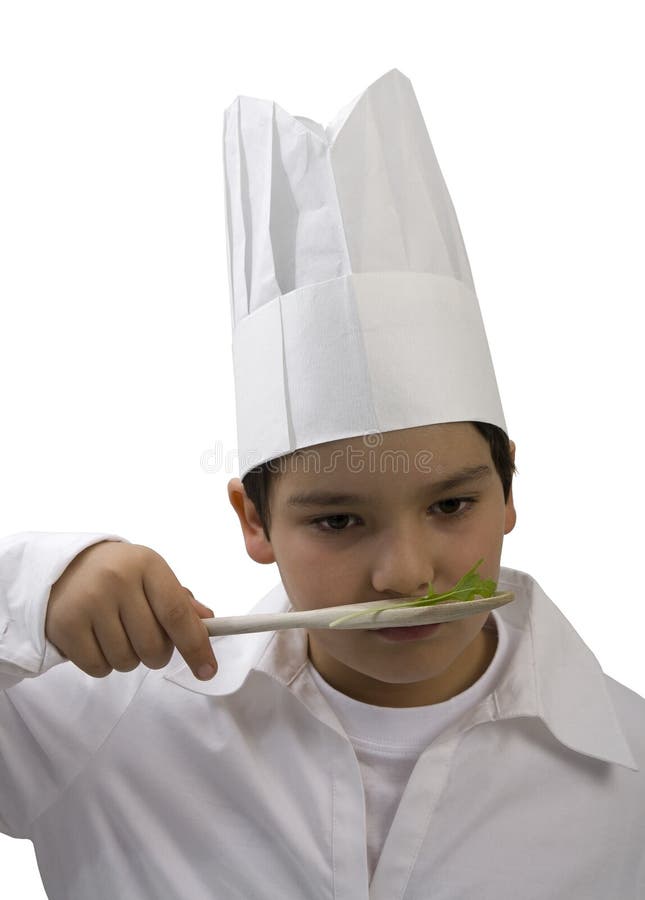 Little chef stock image. Image of isolated, happy, cheerful - 22416995