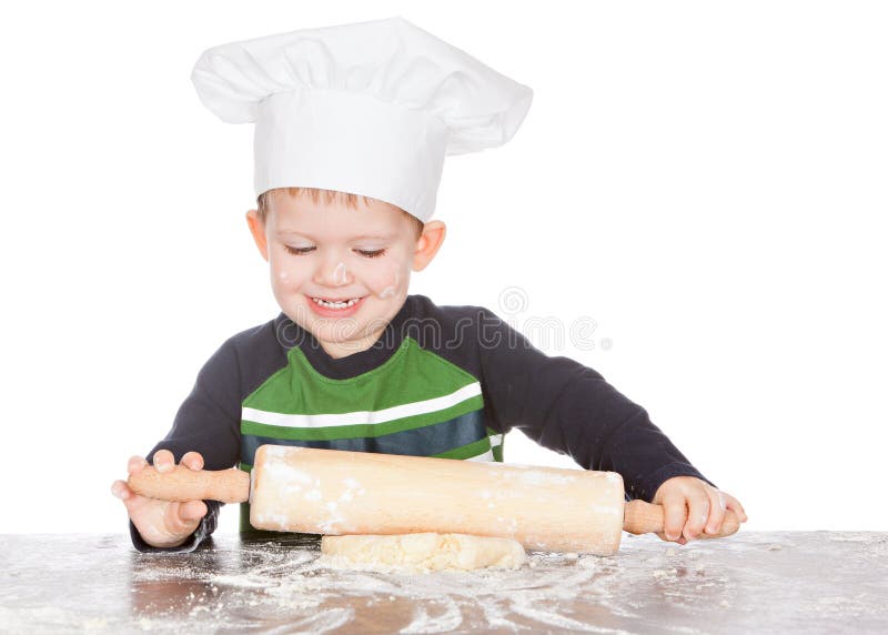Little Chef stock image. Image of chef, flour, smiling - 27976865