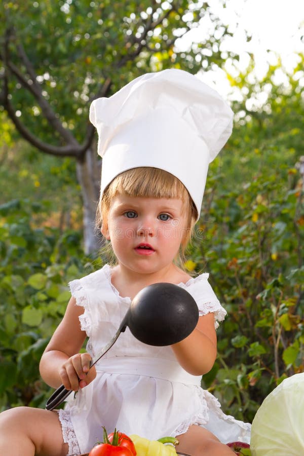 Little Chef Makes the Dough Stock Image - Image of batter, portrait ...