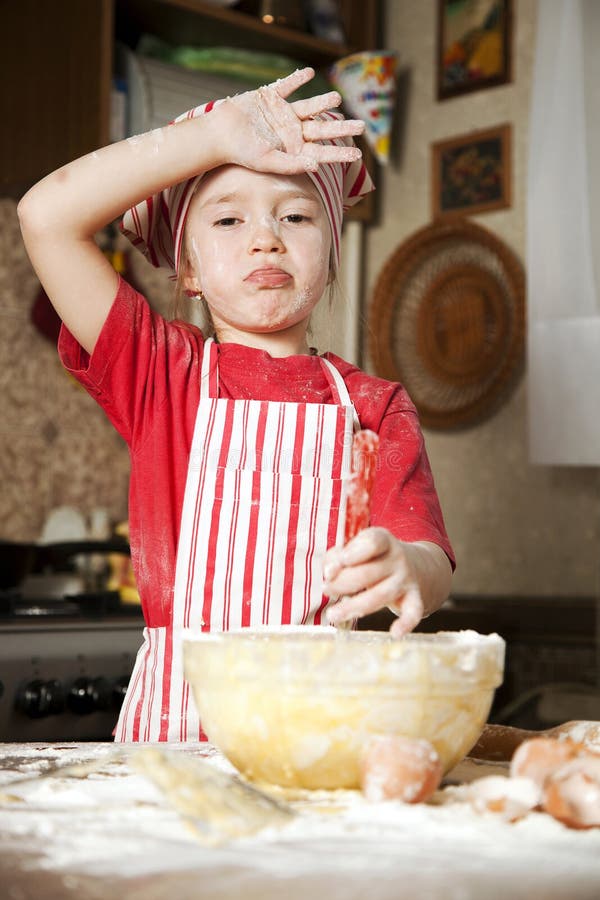 Little chef in the kitchen stock photo. Image of home - 24020702